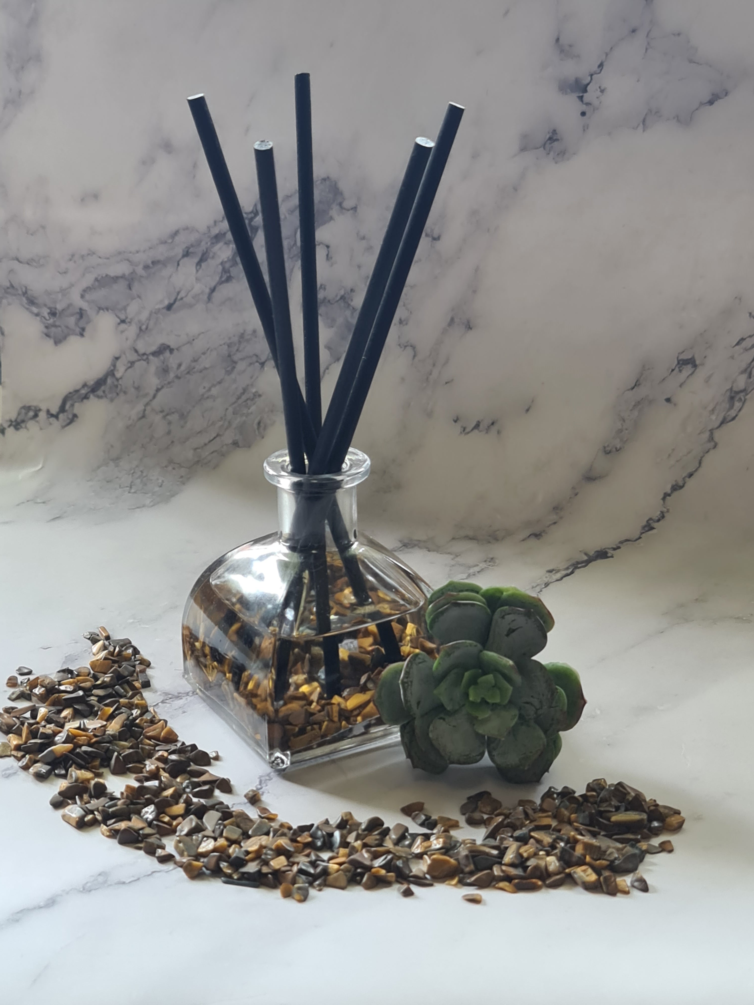 TIGERS EYE CRYSTAL INFUSED REED DIFFUSER 130ML – Just Devine Aromas